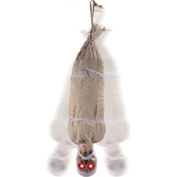 Holiday | 35 Halloween Animated Hanging Corpse With Led Light Up Eyes ...
